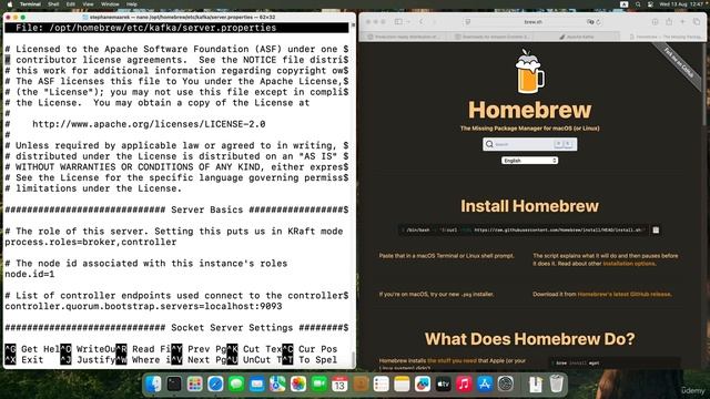 19. Mac OS X - Using brew