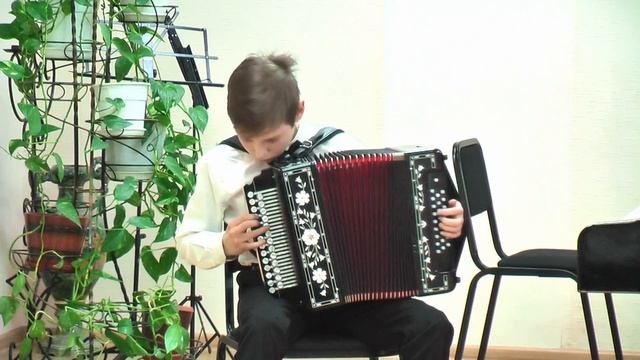 Павел Комлев, аккордеон — «На солнечной поляночке» (Соловьев-Седой) | Концерт ко Дню Победы