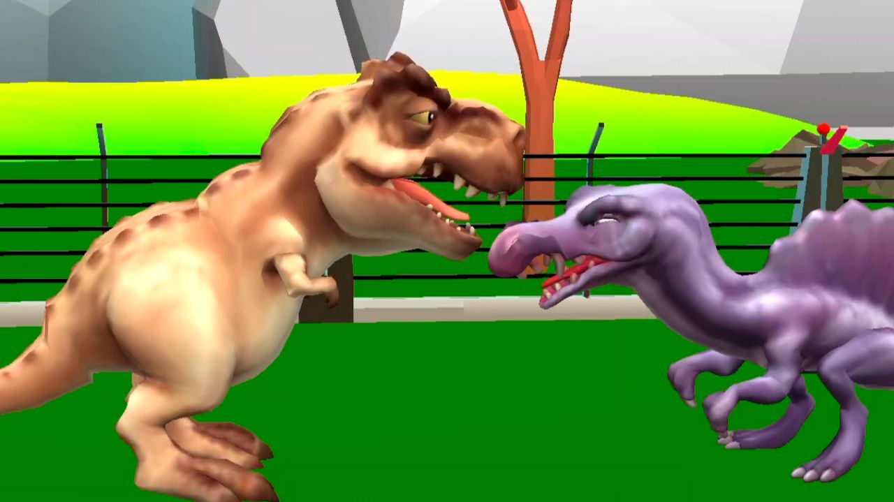 динозавры юрский парк битва