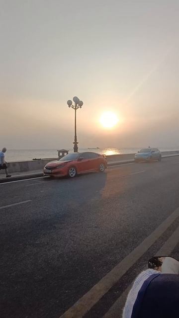 Вьетнам.Закат.Мотобайк.