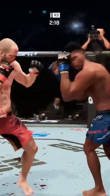 Менифилд нокаутирует Оздемира в UFC 5 #shorts #алонзоменифилд #волканлоздемир #оздемирменифилд #ufc5