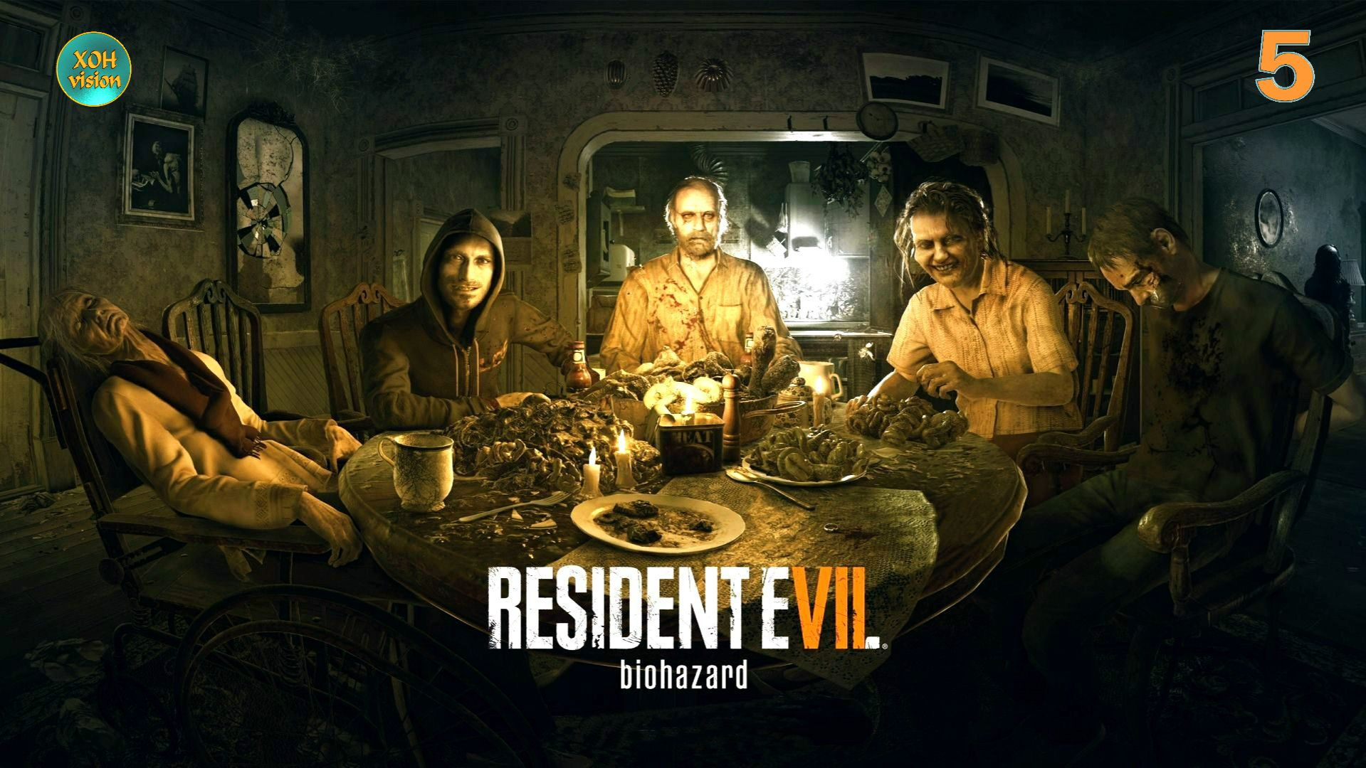 Resident Evil 7 - 5часть (И СНОВА БЕЗУМНЫЙ ДЖЕК) - Прохождение без комментариев (русская озвучка)