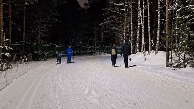 Лыжная тренировка на Снежинке, 12.2024
