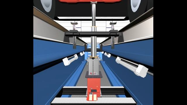 Pitlift Ямный напольный домкрат на рельсах с опорными мостами