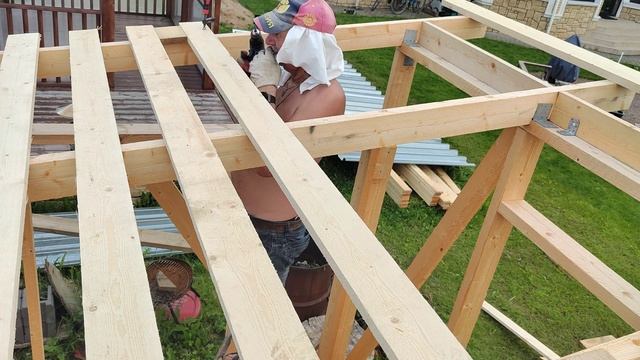 Обрешоька крыши