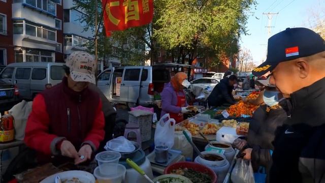 Шэньян-утро на рынке.