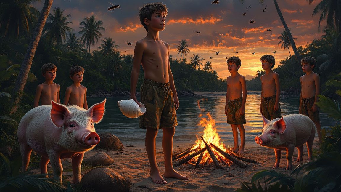 Повелитель мух - Уильям Голдинг, Часть 1