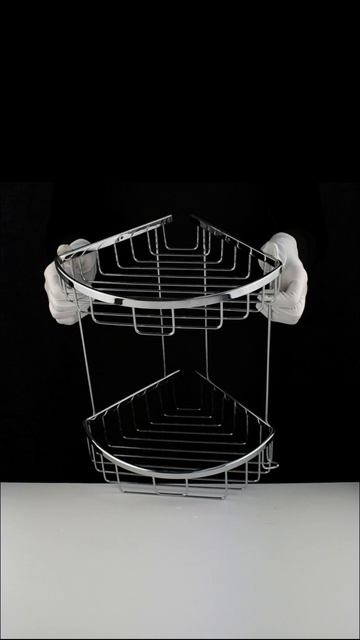 77251 Полочка угловая овальная двойная