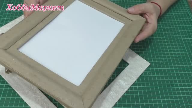 Как сделать багетную раму из картона. ХоббиМаркет