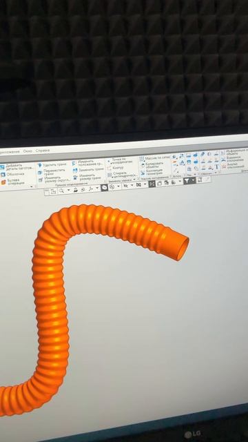КОМПАС-3D Гофрированный Шланг. Элемент по Траектории | Роман Саляхутдинов