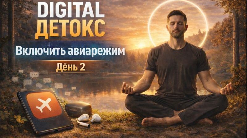 Digital Detox | День 2 — Включить авиарежим