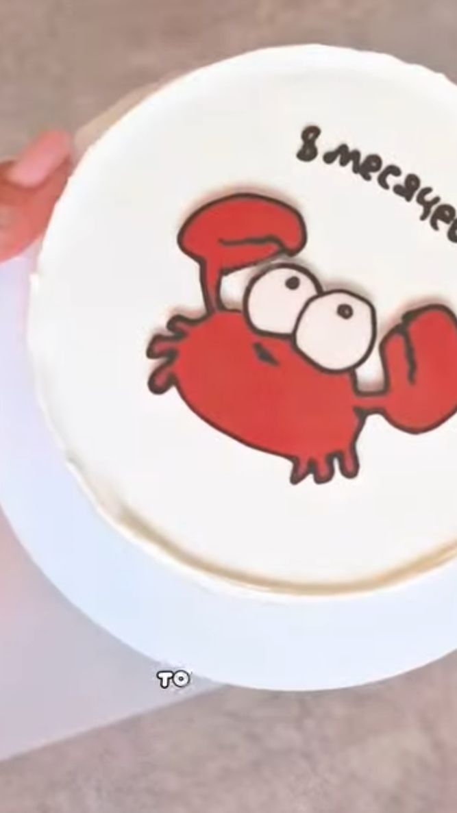 Техника рисунков на торте глазурью. Лайфхак