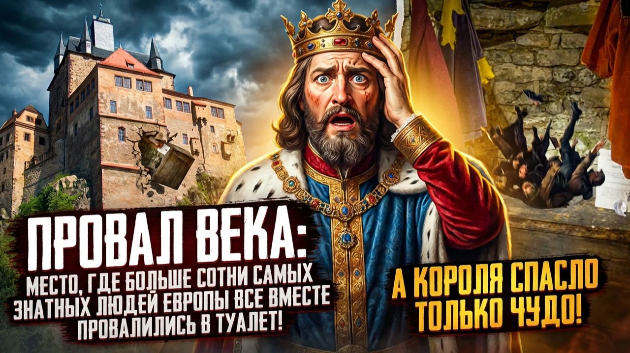 Больше сотни самых знатных людей Европы  провалились в туалет, а короля спасло только чудо!