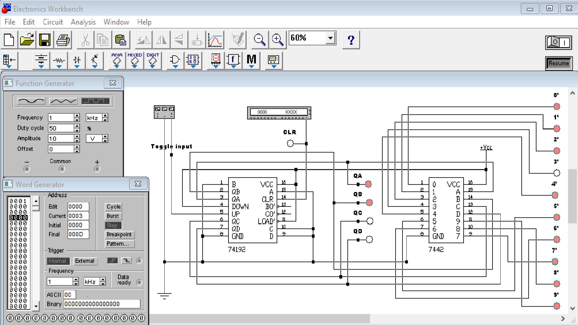 Видеоурок 4.41. Распределители на счетчике и дешифраторе. Часть 1.