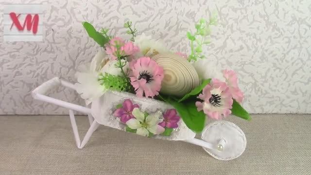 ЛЕГКО и БЫСТРО сделать декоративную тележку. ХоббиМаркет