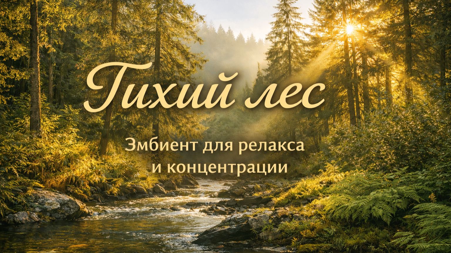 Лесная атмосфера 🌿 природы для спокойствия