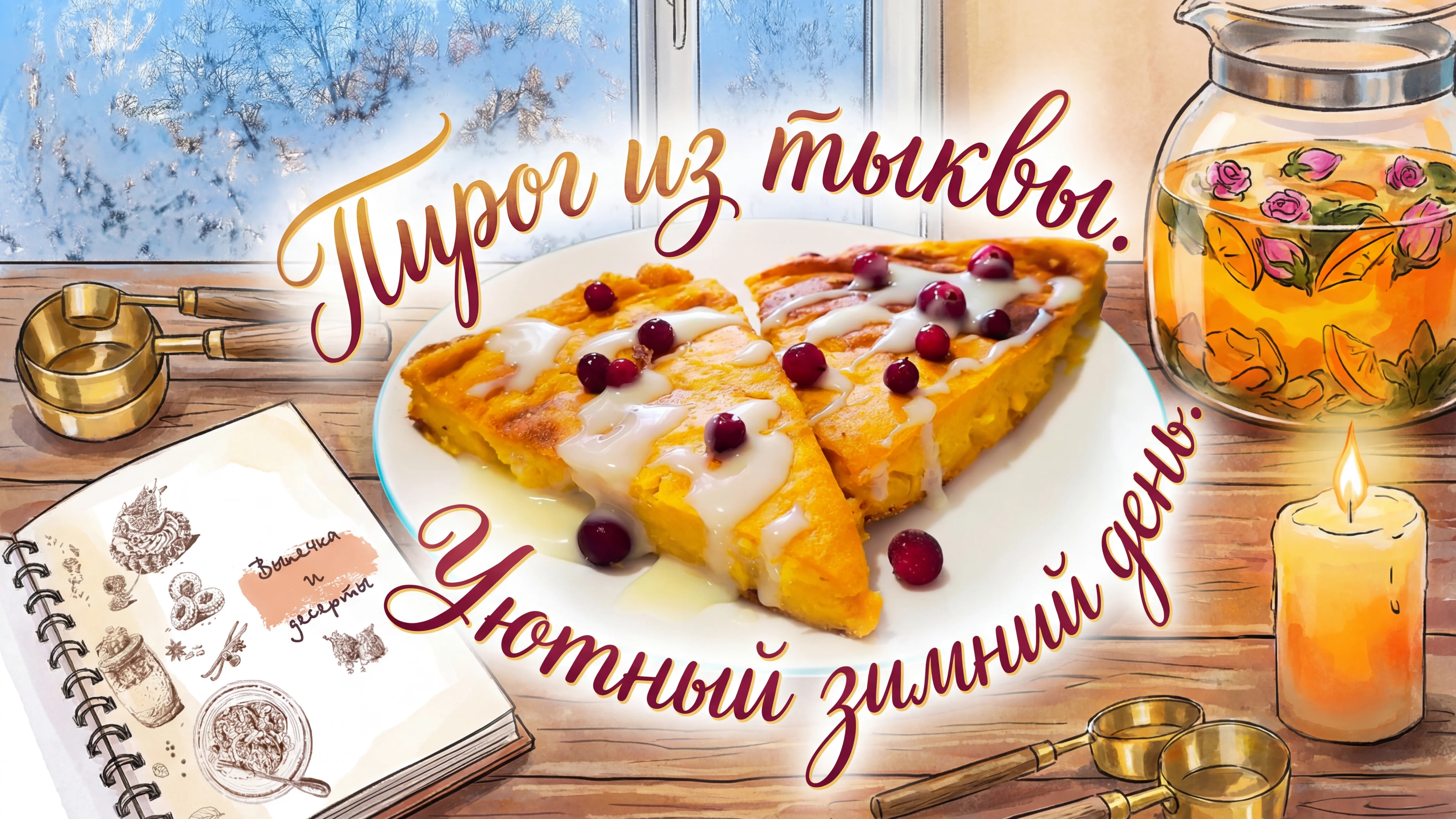 Пирог из тыквы 🎃.