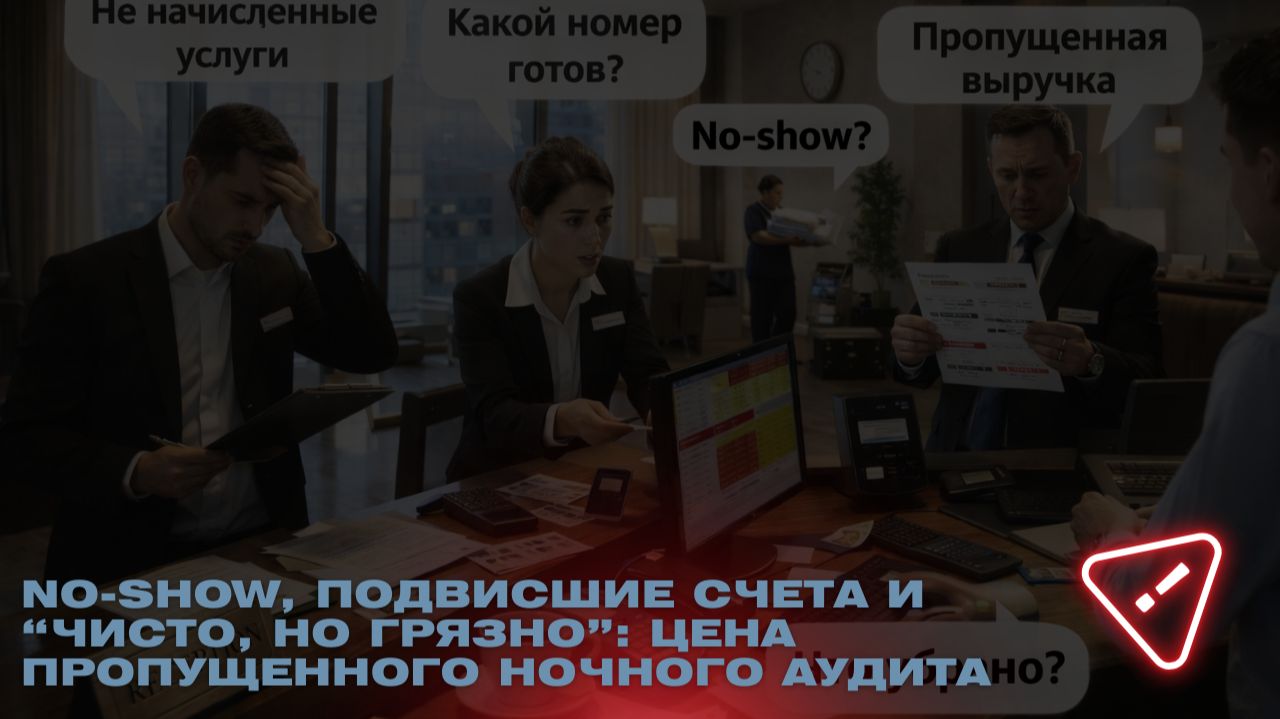 No-show, подвисшие счета и “чисто, но грязно”: цена пропущенного ночного аудита
