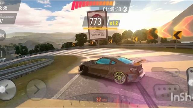 Toyota GT86 в игре drift max pro