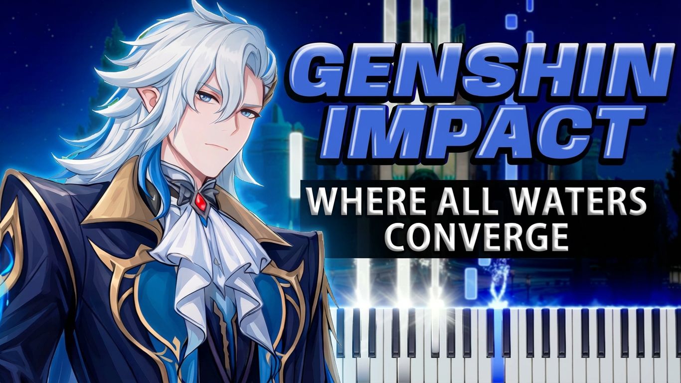 Where All Waters Converge (Genshin Impact) 【 КАВЕР НА ПИАНИНО 】