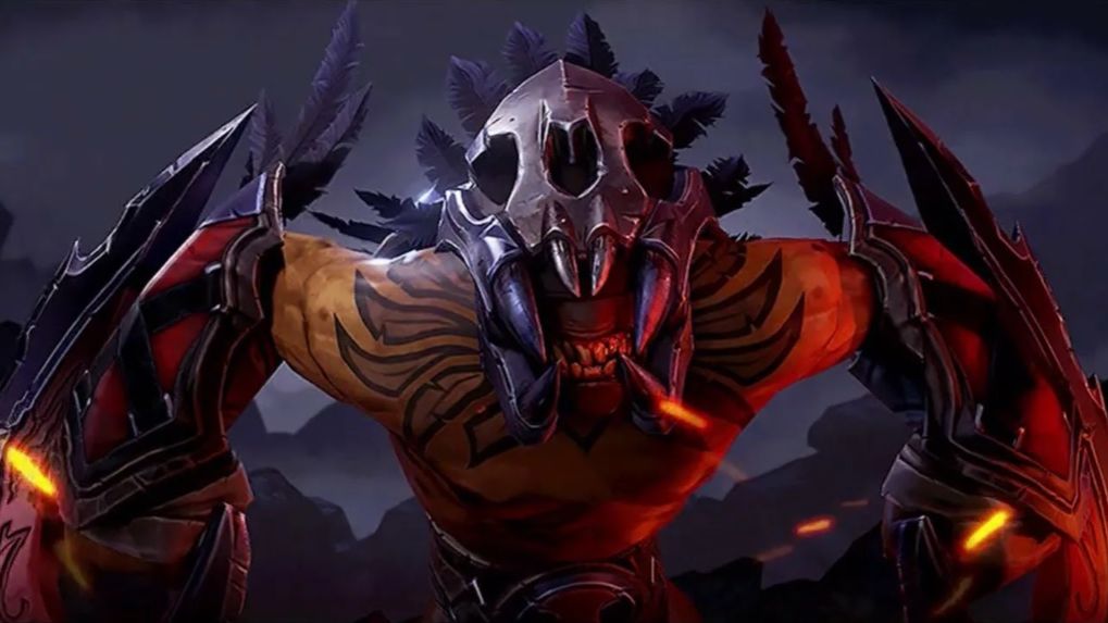 DOTA 2 (Bloodseeker gameplay)