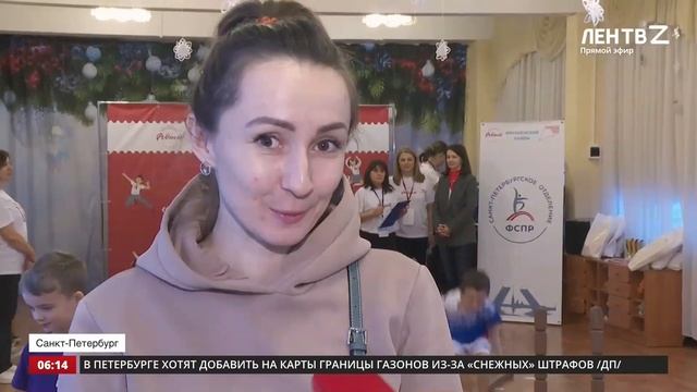 Репортаж ЛенТВ24 Новое утро. Прыжки через резинку в Санкт-Петербурге