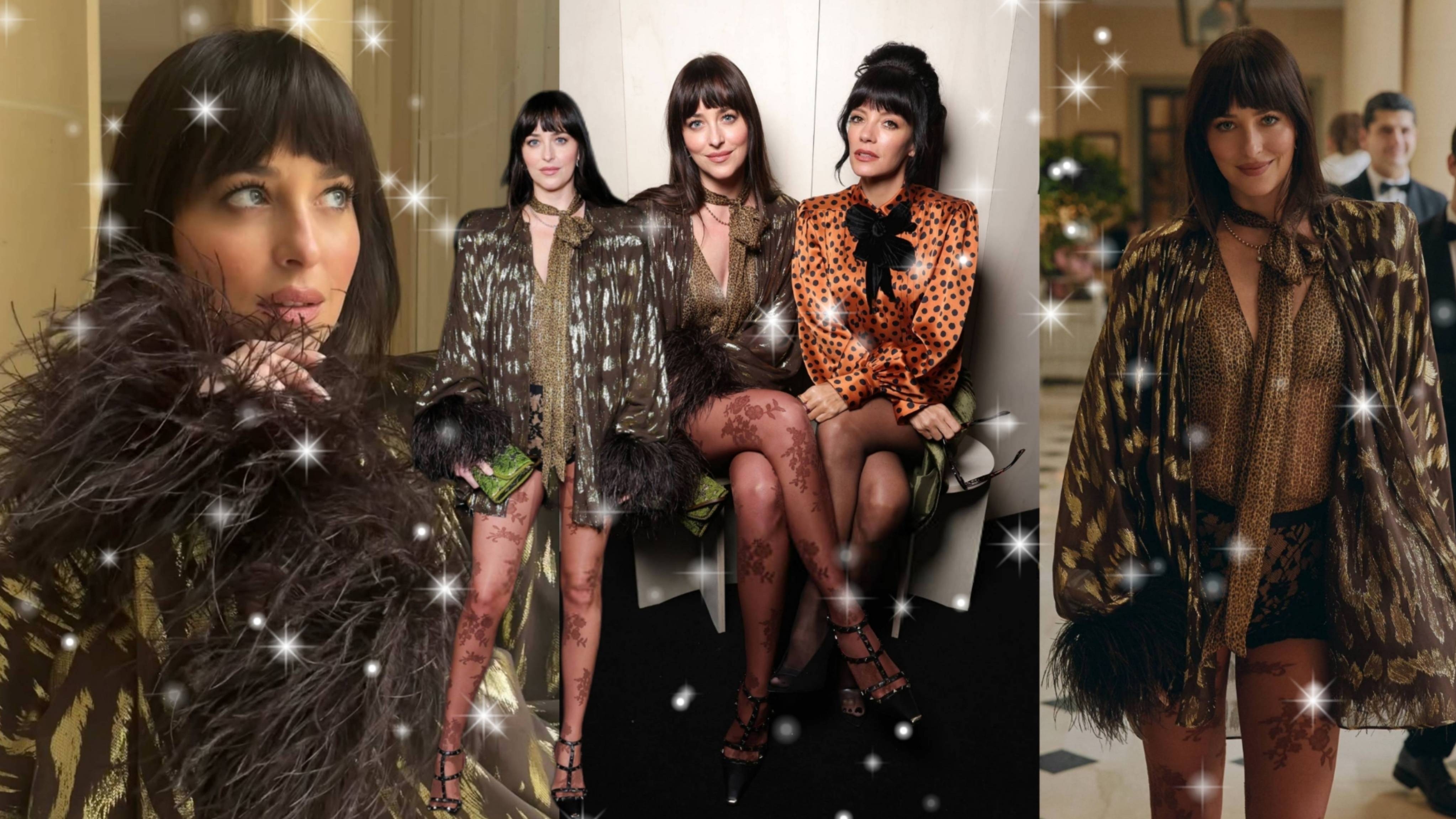 😍 НОВИНКА! ШИКАРНАЯ ДАКОТА ДЖОНСОН БЛИСТАЕТ НА ПОКАЗЕ "ВАЛЕНТИНО" ❤️🔥