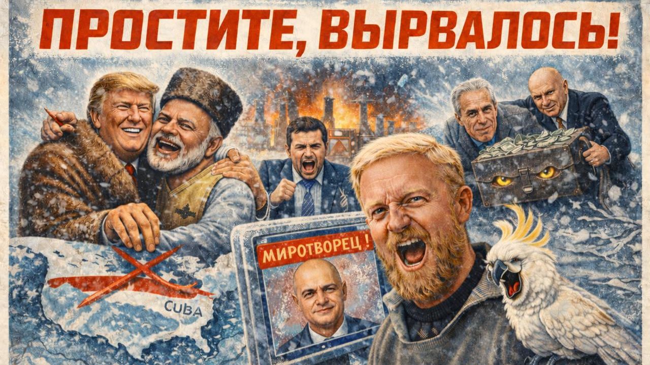 4.02.26 | "Простите, вырвалось!" №346 | Кубе конец? | Сговор Ротшильдов и Эпштейна |  Трамп и Индия