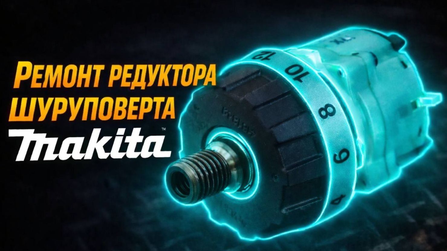 Ремонт редуктора шуруповерта Makita, полная сборка и сервис