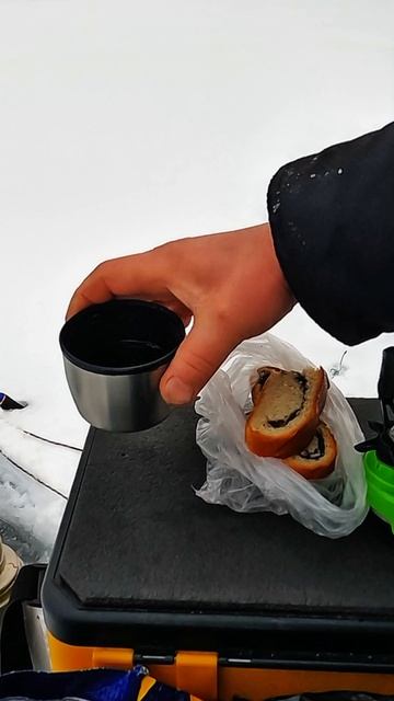 Чайку на рыбалке!