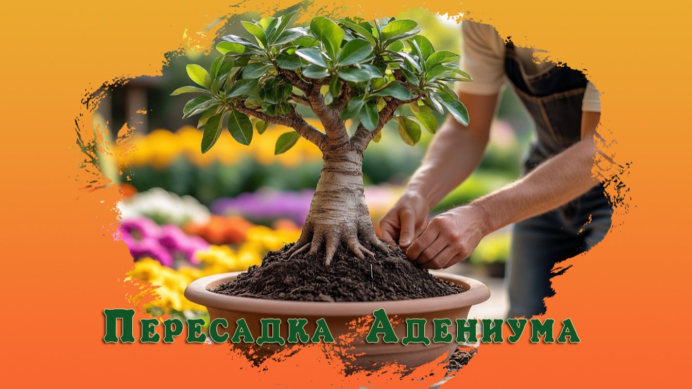 Пересадка адениума микс № 30
