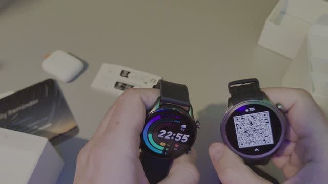 Первый взгляд и распаковка Xiaomi Amazfit Balance в сравнении в Xiaomi Amazfit GTR | #Часть_1