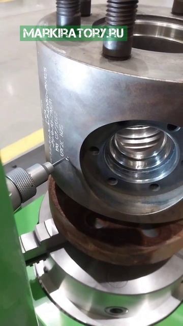 Маркиратор для больших тяжелых цилиндрических изделий