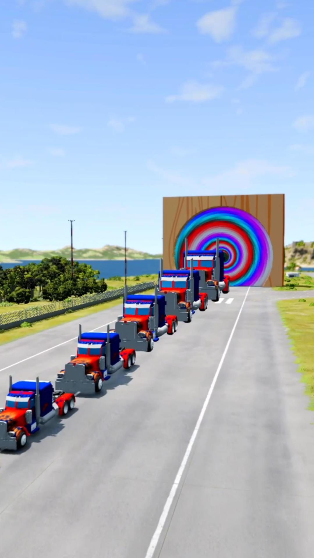 МУЛЬТЯШНЫЕ ЦВЕТНЫЕ ГРУЗОВИКИ ПРОТИВ ПОЕЗДА МУЛЬТИК