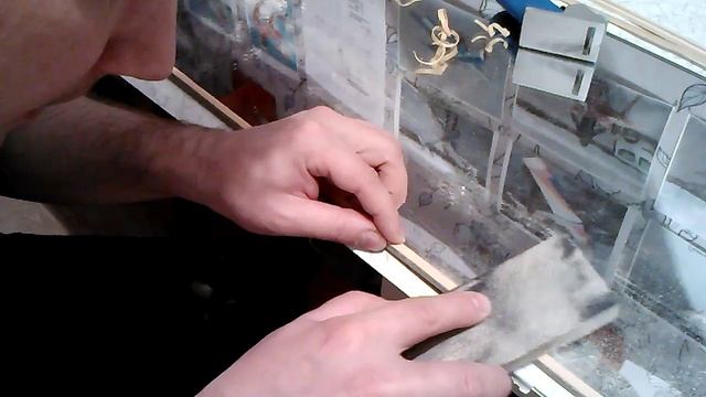 №4- Калибрую заднюю кромку крыла .