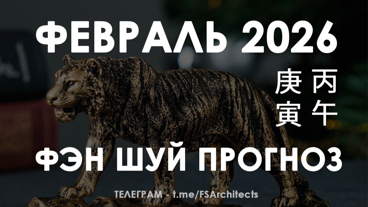 Фэн-шуй на Февраль 2026. Старт года Лошади и работа с энергией Тигра