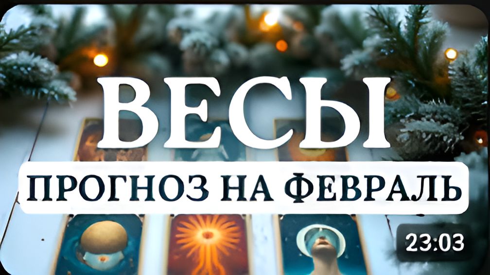 ВЕСЫ ХОРОШЕЕ ВРЕМЯ ЗАЯВИТЬ О СЕБЕ И СВОИХ ТАЛАНТАХ ПРОГНОЗ НА ФЕВРАЛЬ 2026