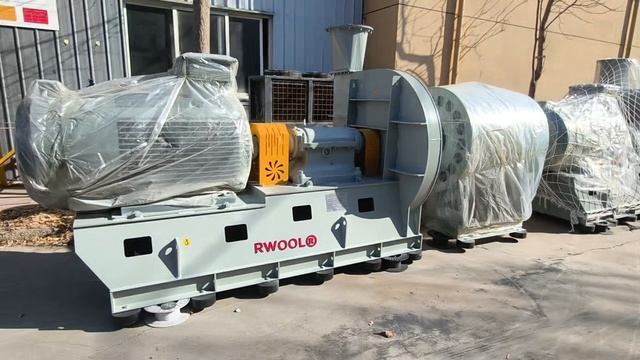 Вентилятор высокого давления для центрифуг в составе линии для производства минеральной ваты