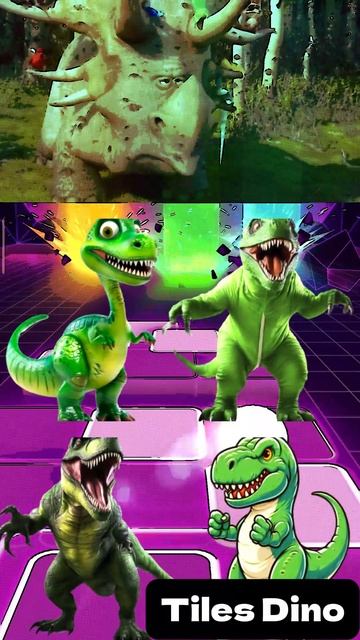 КТО САМЫЙ КРУТОЙ? - Мультики про Динозавров уровень 129 | МУЛЬТФИЛЬМЫ ДИНОЗАВРЫ в Tiles Hop