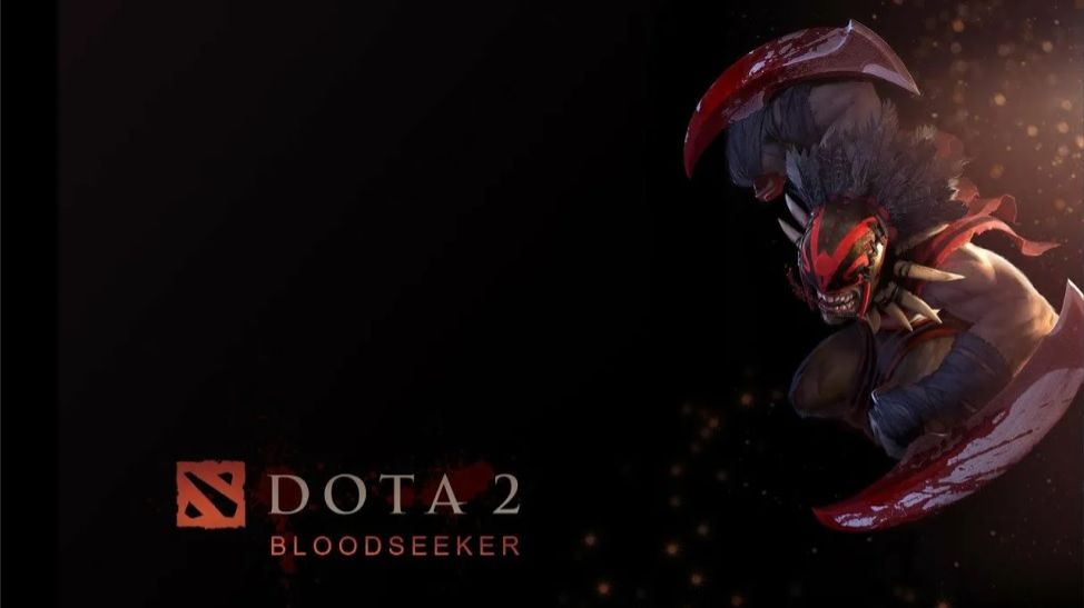 DOTA 2 (Bloodseeker gameplay)