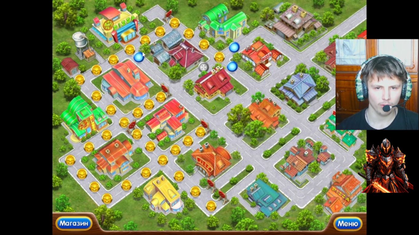 тёмный рыцарь прошёл 4 непростых ур. весёлай ферме 2 печём пиццу. 7 серия.