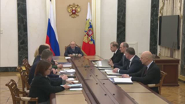 Владимир Путин. Совещание по экономическим вопросам 3 февраля 2024 года.