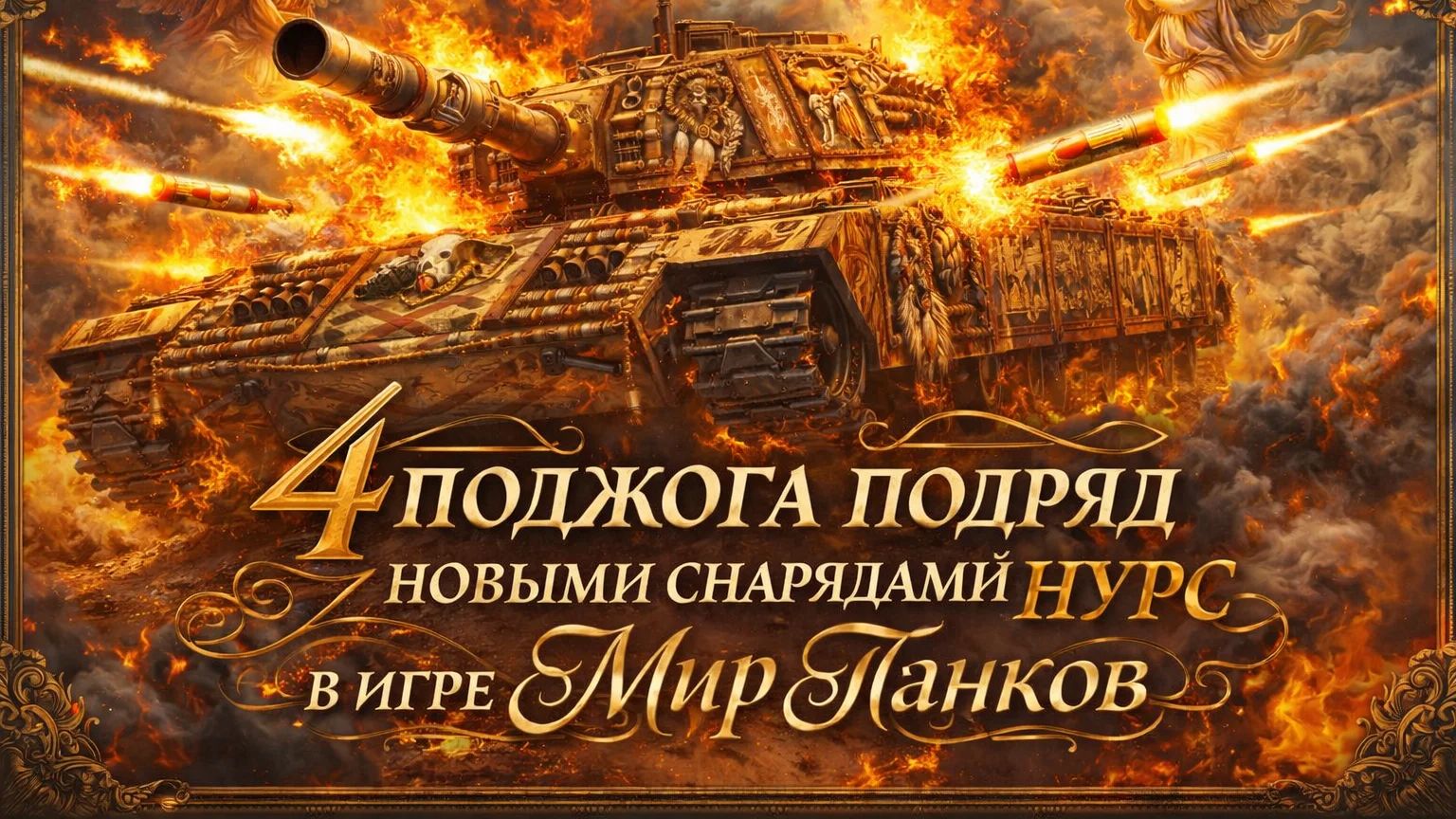 4 поджога в одном бою на MT-58