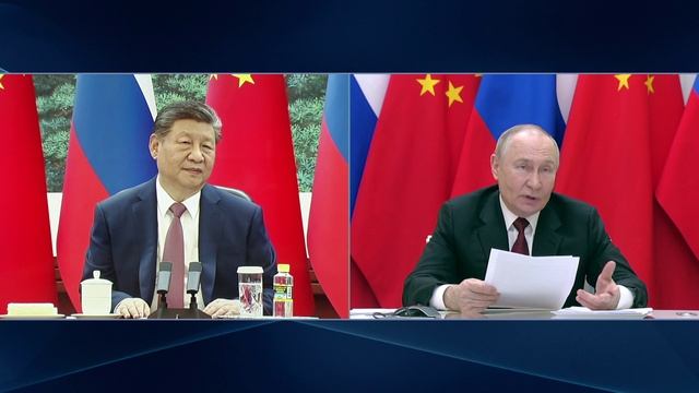 Владимир Путин. Видеоконференция с Председателем КНР Си Цзиньпином 4 февраля 2026 года.