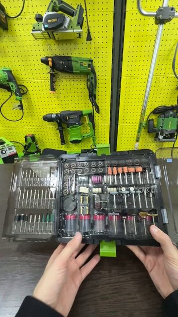 Набор насадок для гравера GK-418 Procraft 418 предметов