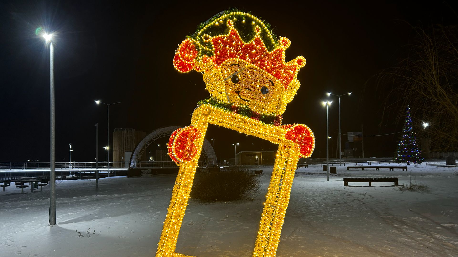 Фото-рамка светодиодная, уличная.