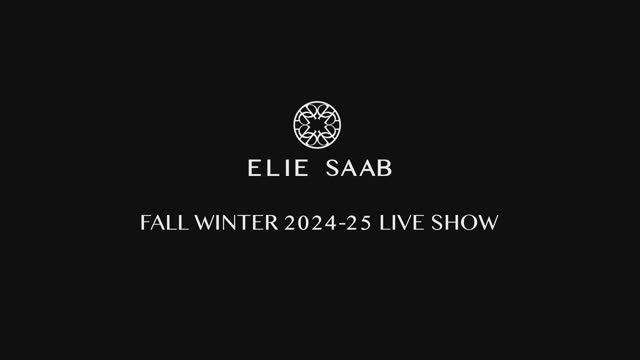 Показ женской коллекции Elie Saab осень-зима 2024-2025