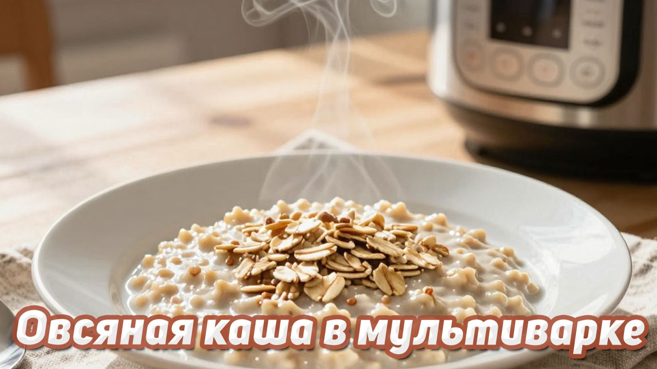 Овсяная каша с молоком и водой