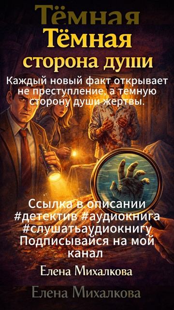 Елена Михалкова  Темная сторона души   #детектив #аудиокнига #слушатьаудиокнигу