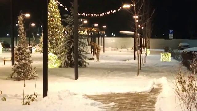 Майкоп. Снова небольшой снежок